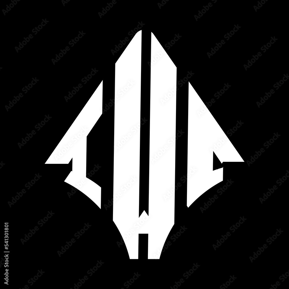 IWC logo. IWC logo letter logo design vector image. IWC letter logo ...