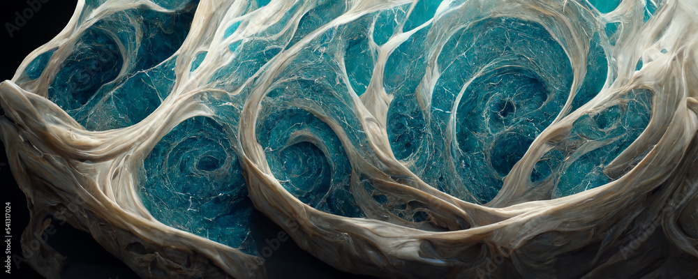 Abstract whirlwind quartzite stone organic nature stone bone and clouds ...