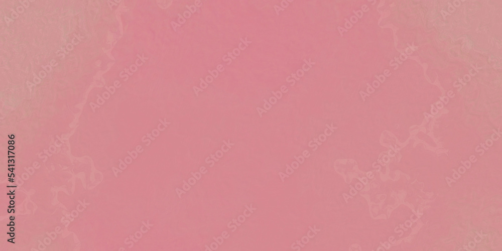 Beautiful pastel pink watercolor panoramic banner with marble corners ...