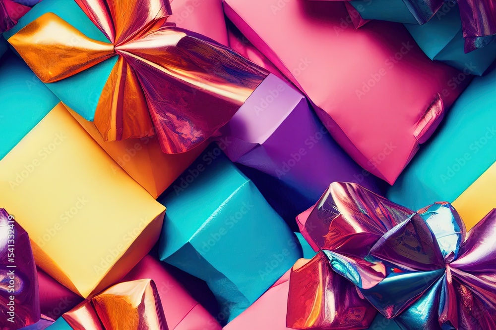 Gifts and Presents Seamless Texture Pattern Tiled Repeatable ...