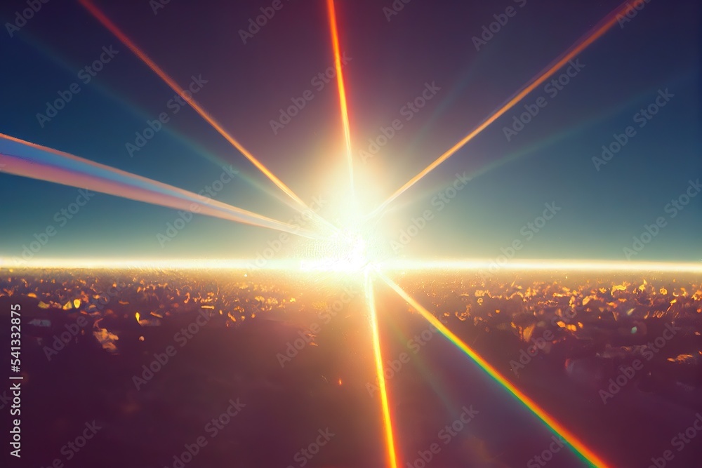 lens flares for photography and anamorphic lens flare Stock ...