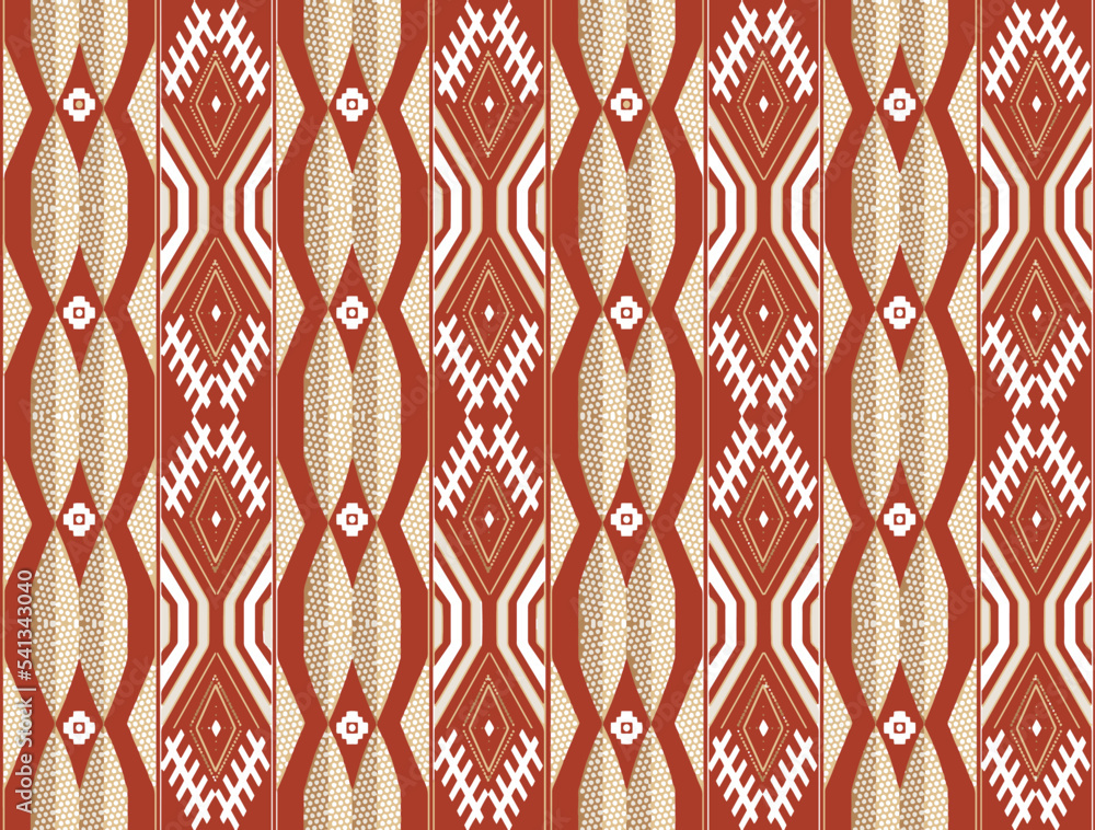 Vector maroon shibori monochrome vertical diamonds seamless pattern ...
