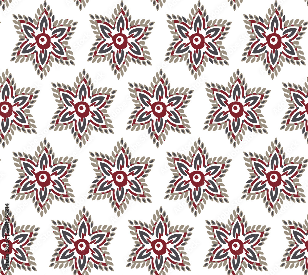Indian pattern. Arabic, islamic, japanese motifs. Mandala seamless ...