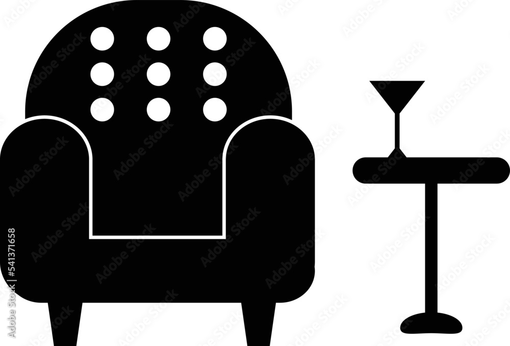 lounge icon on white background. Dividers set. Lounge sign. Lounge ...