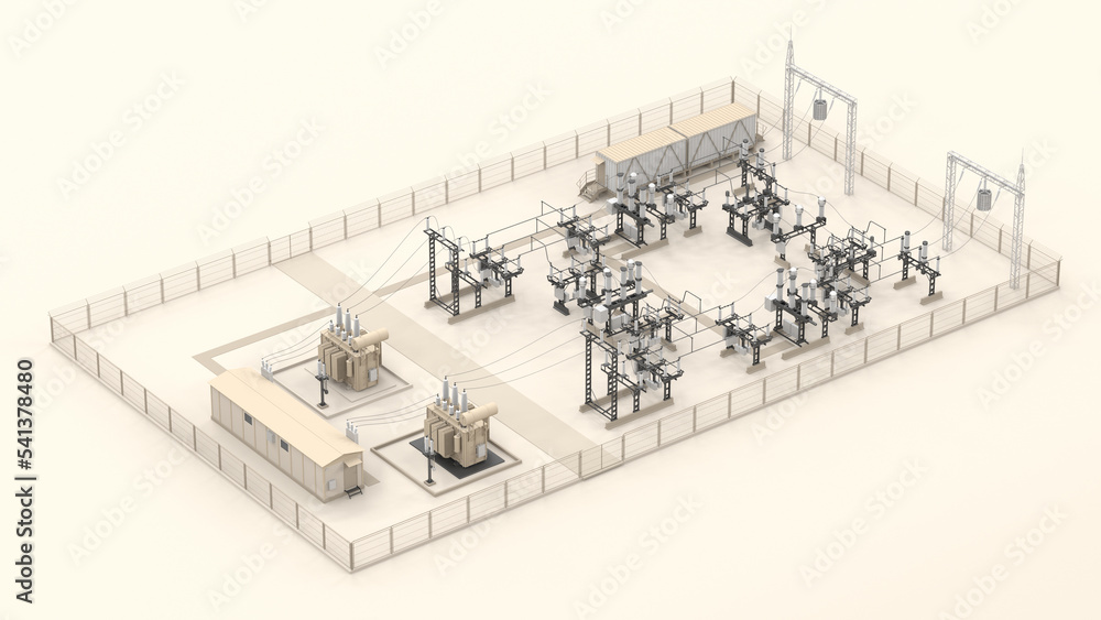 Electrical Substation Diagram