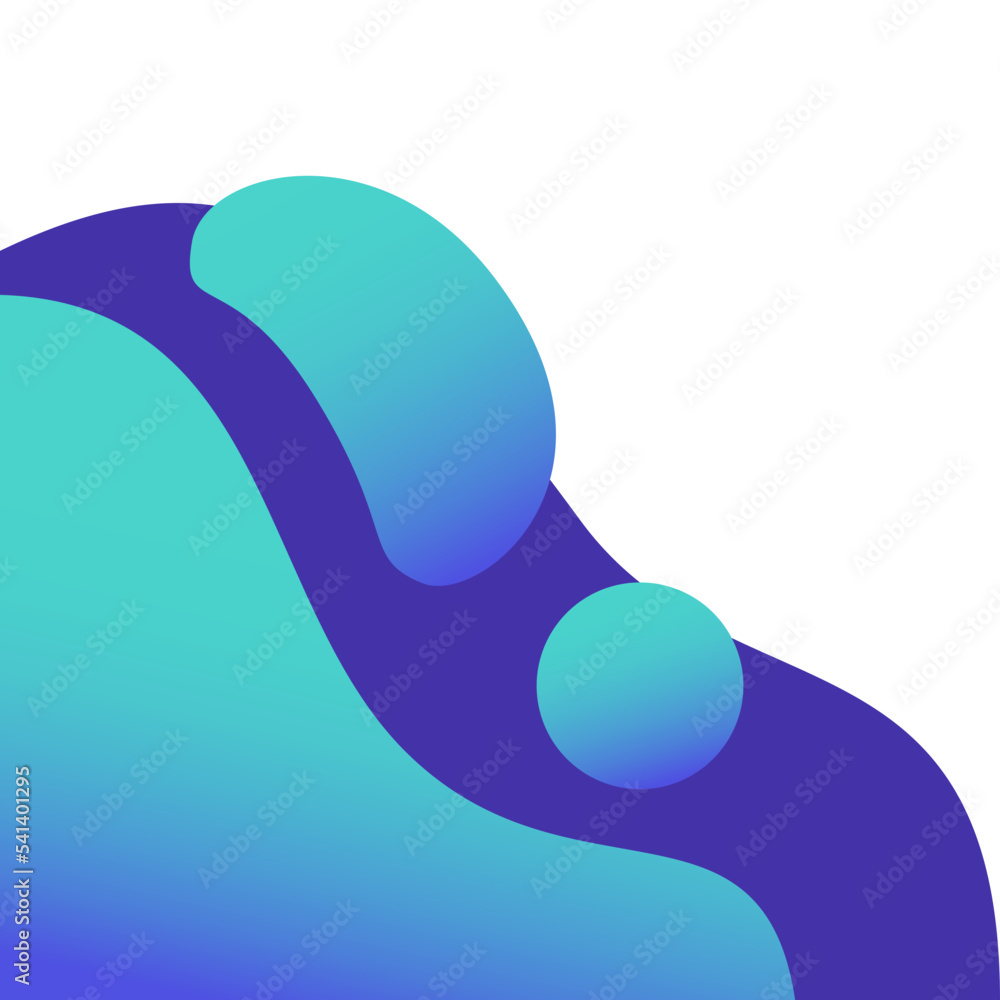 Blob Gradient Corner (4) Stock Vector | Adobe Stock