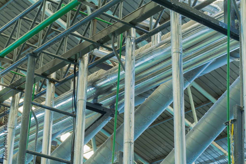 Pipe and structure of the industry Stock Photo | Adobe Stock