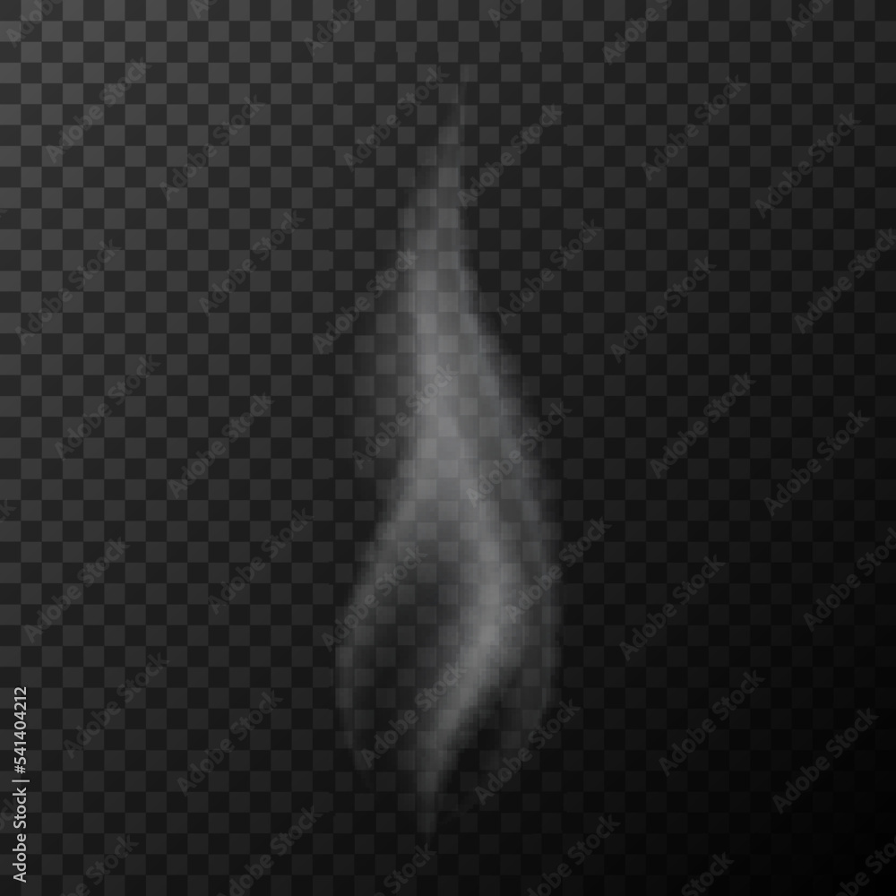 Smoke on transparent background. Steam smoke shape. Smoking vapor ...