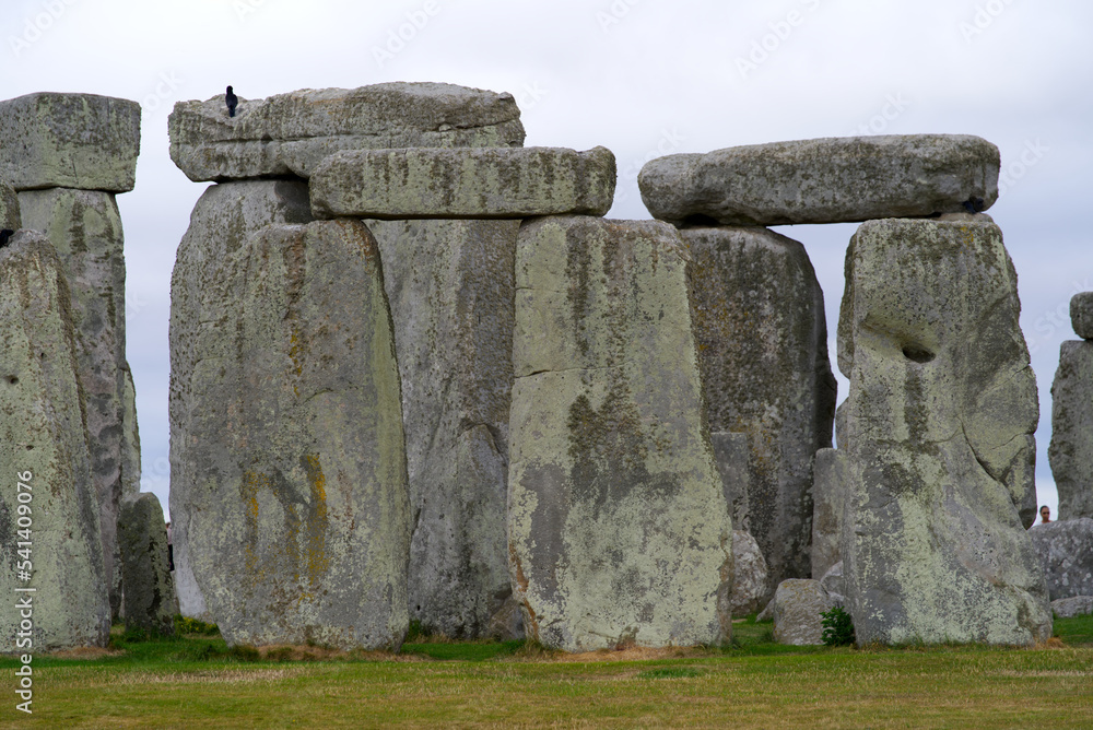 Famous UNESCO World Heritage Site Stonehenge on Salisbury Plain in ...