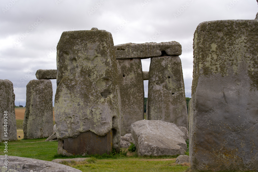 Famous UNESCO World Heritage Site Stonehenge on Salisbury Plain in ...