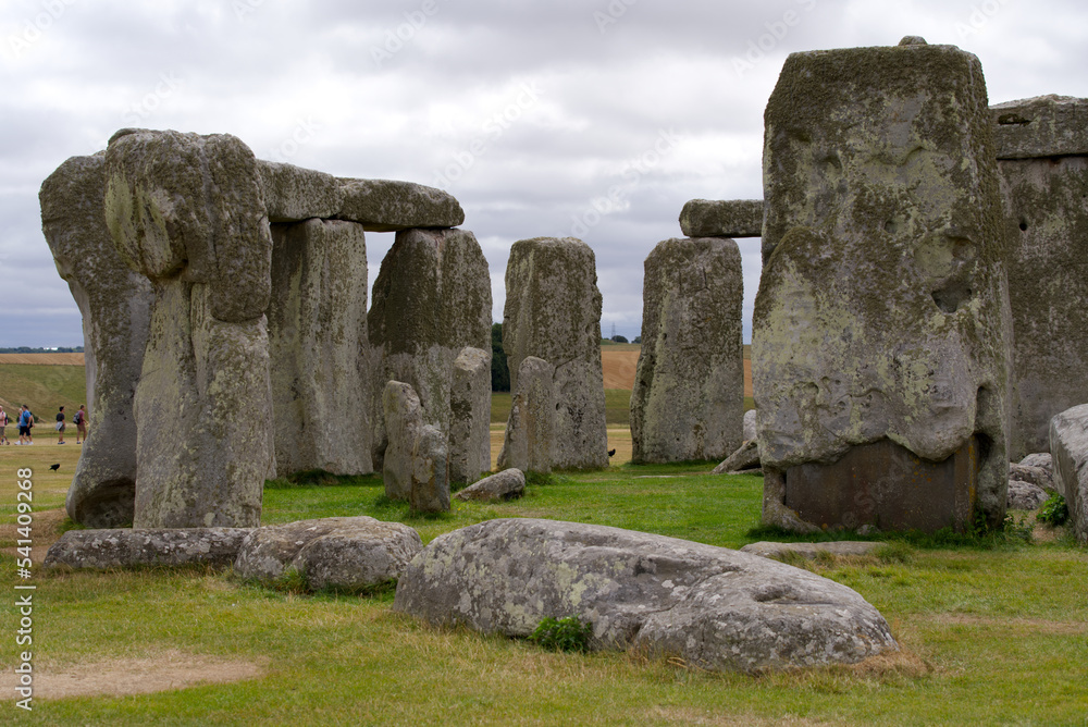 Famous UNESCO World Heritage Site Stonehenge on Salisbury Plain in ...
