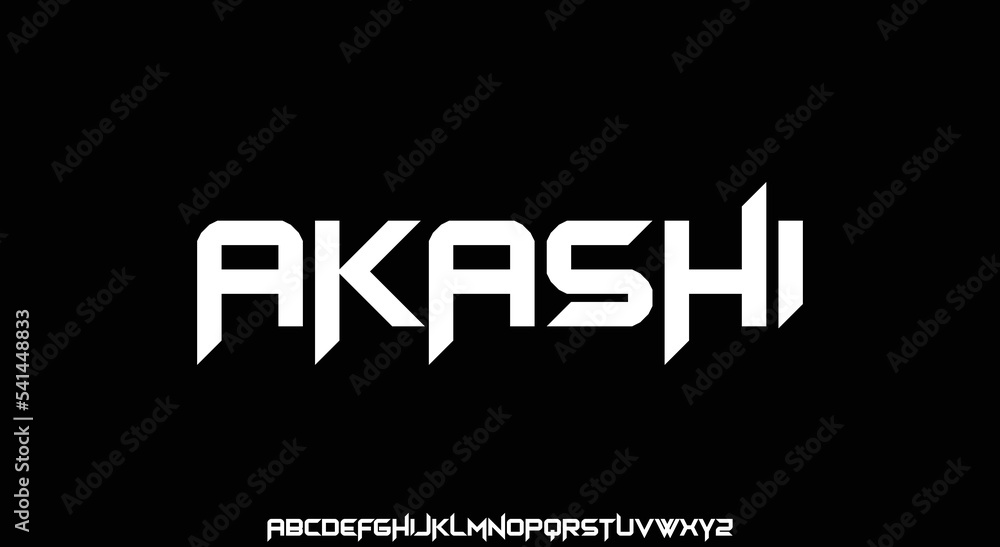 AKASHI Unique and Minimal TECH Letter set for your new startup ...