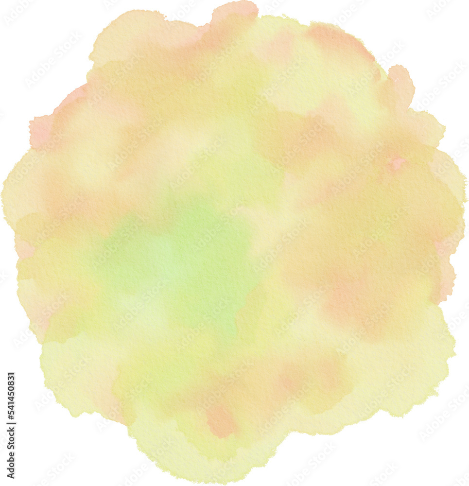 Watercolor Splash Circle Background Stock Illustration | Adobe Stock