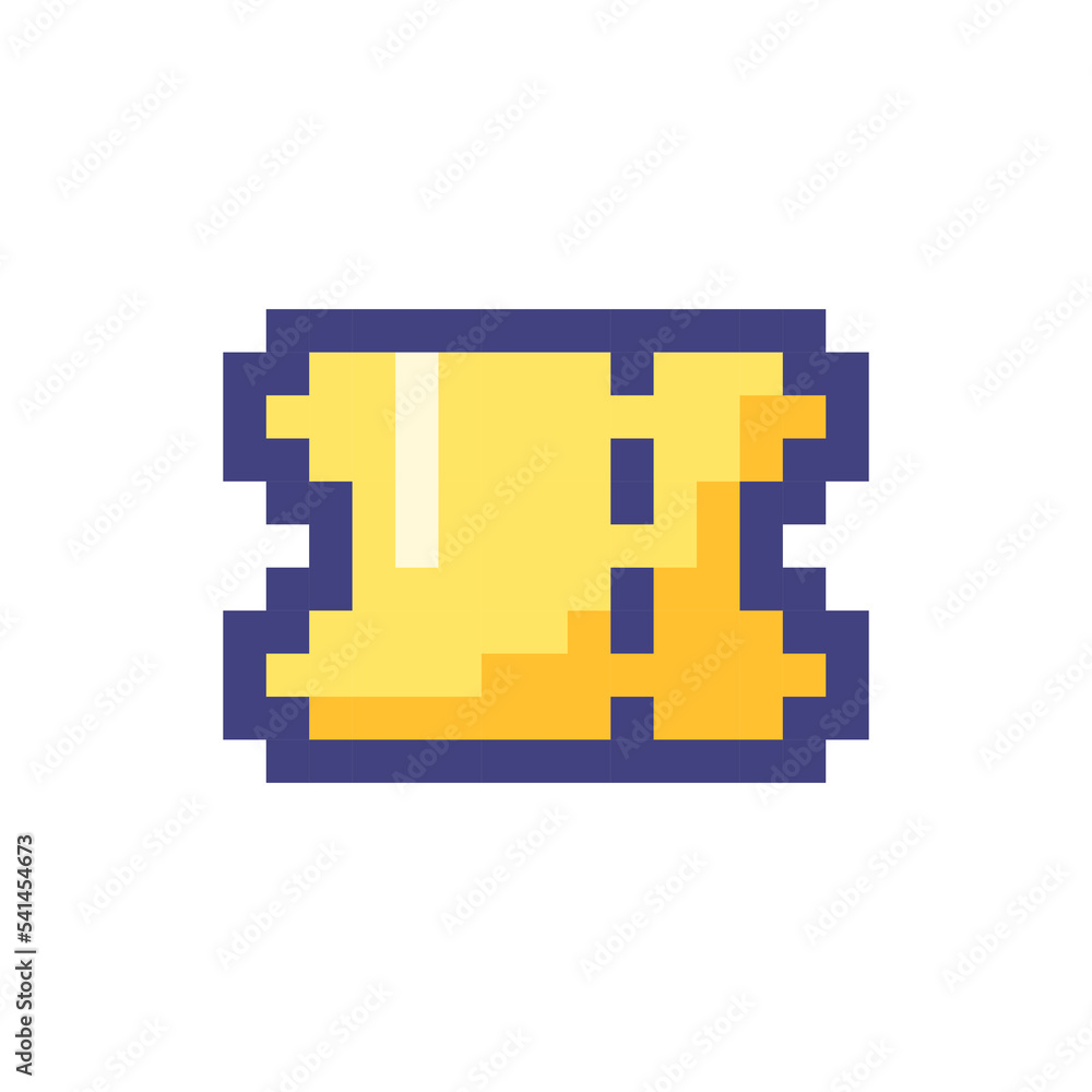 Coupon pixelated RGB color ui icon. Customer loyalty status. Discount ...