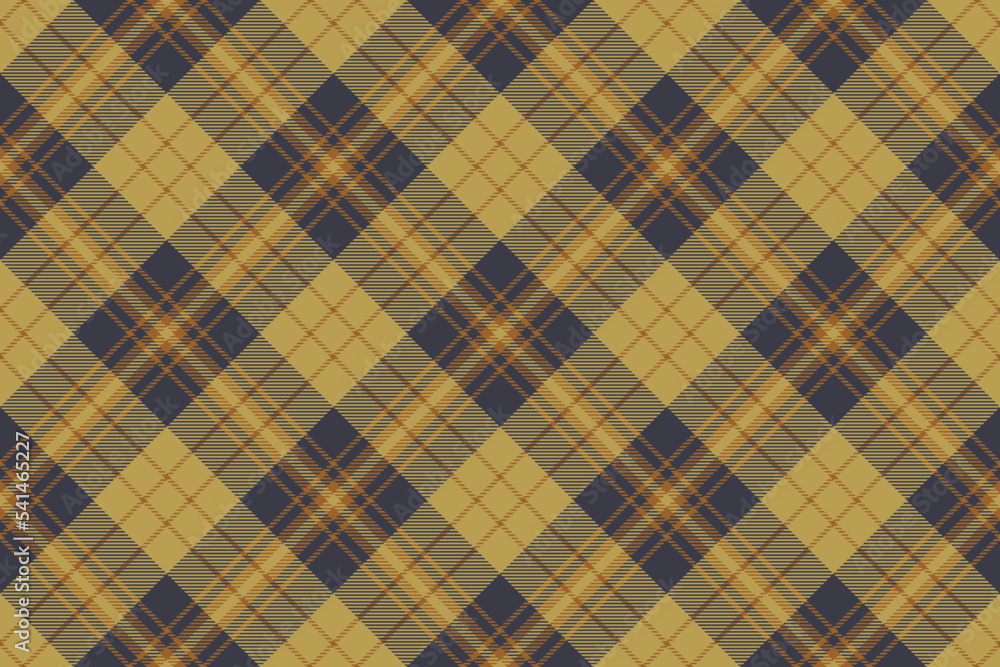 Tartan plaid background, diagonal check seamless pattern. Vector fabric ...