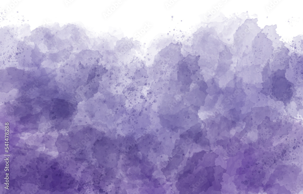 Purple watercolor background, color splashing, Watercolor abstract wet ...