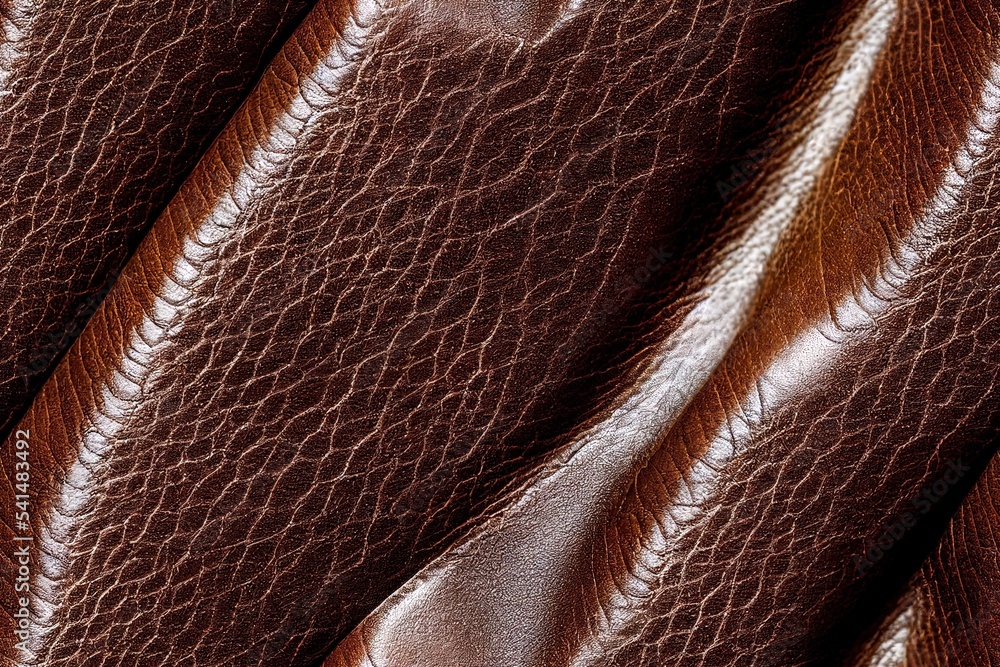 Light Brown Leather Material