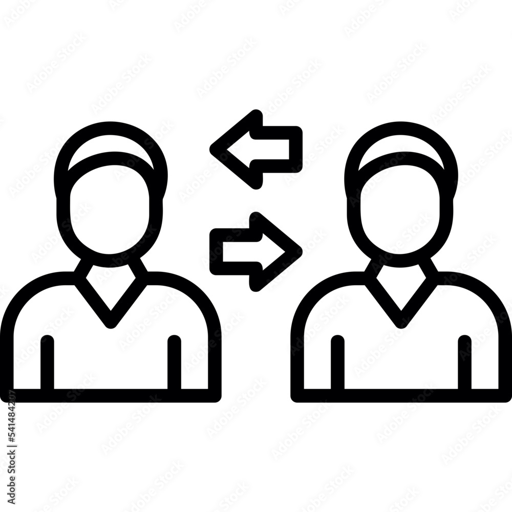 Change Management Icon Stock Vector | Adobe Stock