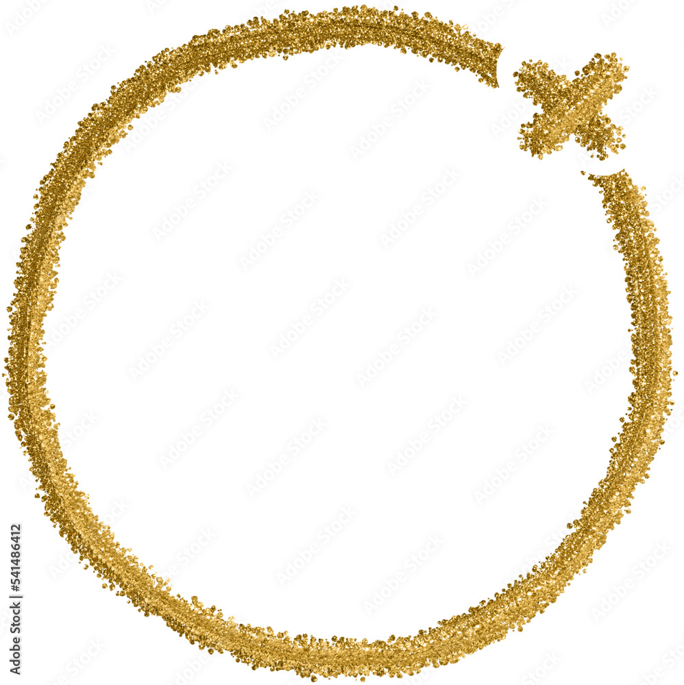 Gold Circle Border, Round Frame Stock Photo | Adobe Stock