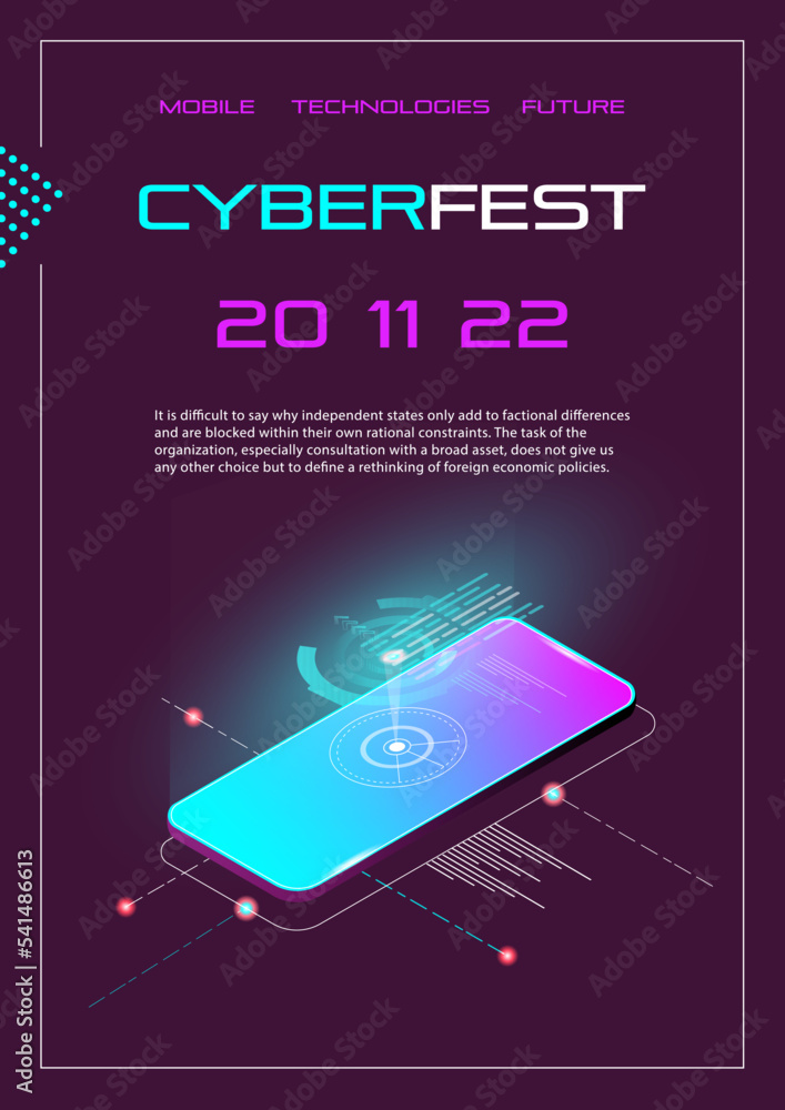 Vetor de AI technology banners with cute robots and infinity symbol ...