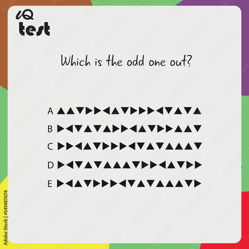 Practice Questions Worksheet for Education and IQ Test. task for the ...