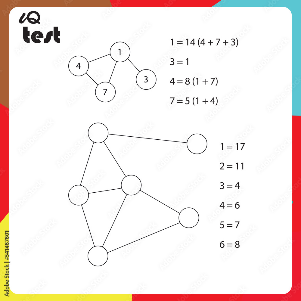 Practice Questions Worksheet for Education and IQ Test. task for the ...
