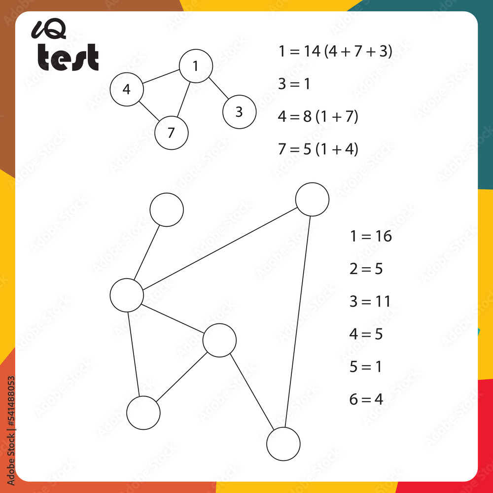 Practice Questions Worksheet for Education and IQ Test. task for the ...