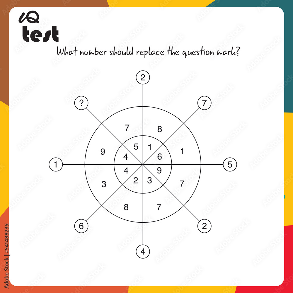 Practice Questions Worksheet for Education and IQ Test. task for the ...