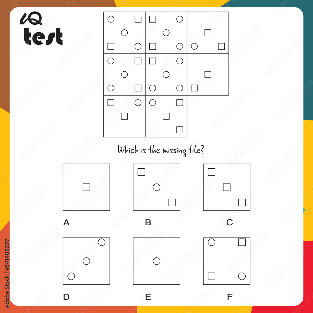 Practice Questions Worksheet for Education and IQ Test. task for the ...