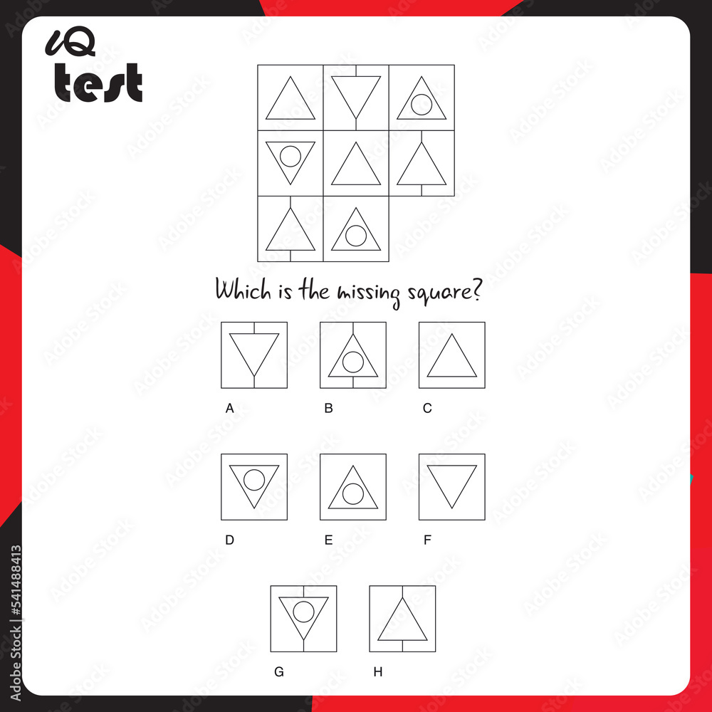 Practice Questions Worksheet for Education and IQ Test. task for the ...