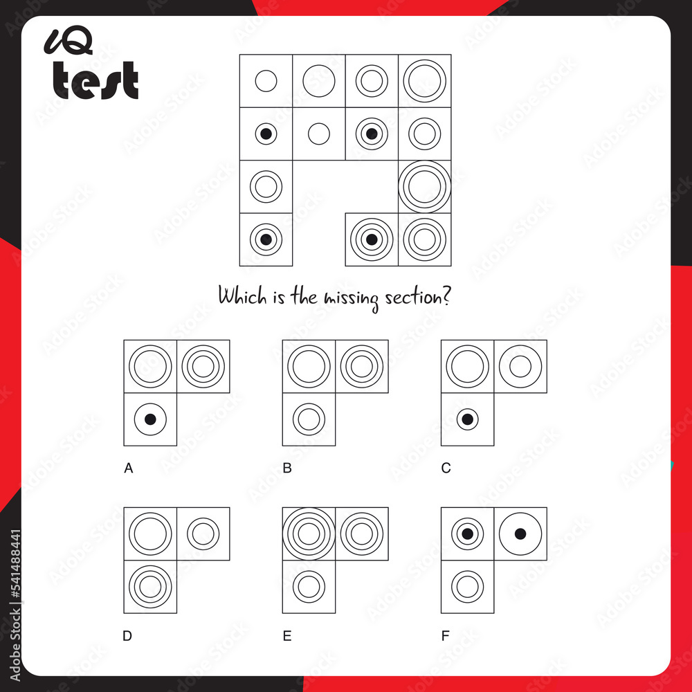 Practice Questions Worksheet for Education and IQ Test. task for the ...