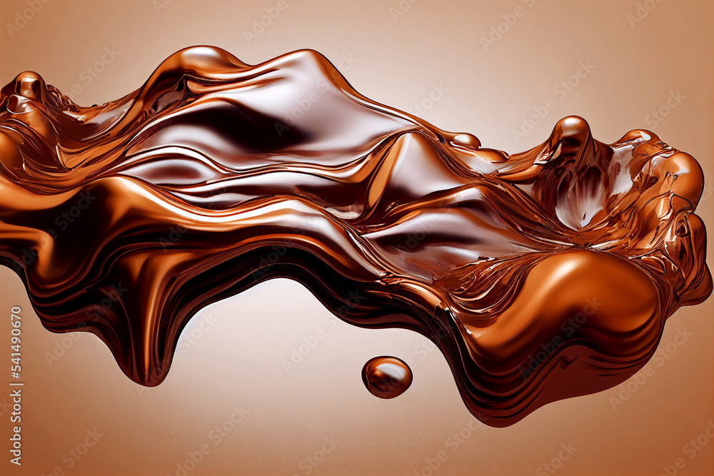 Brown liquid splasches drops. Coffee background texture Stock ...