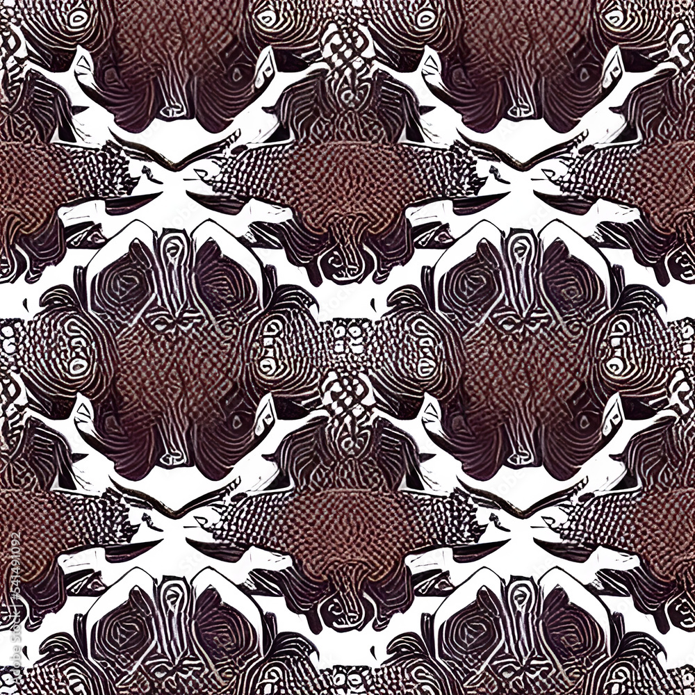 2D floral pattern for illustration Stock Illustration | Adobe Stock