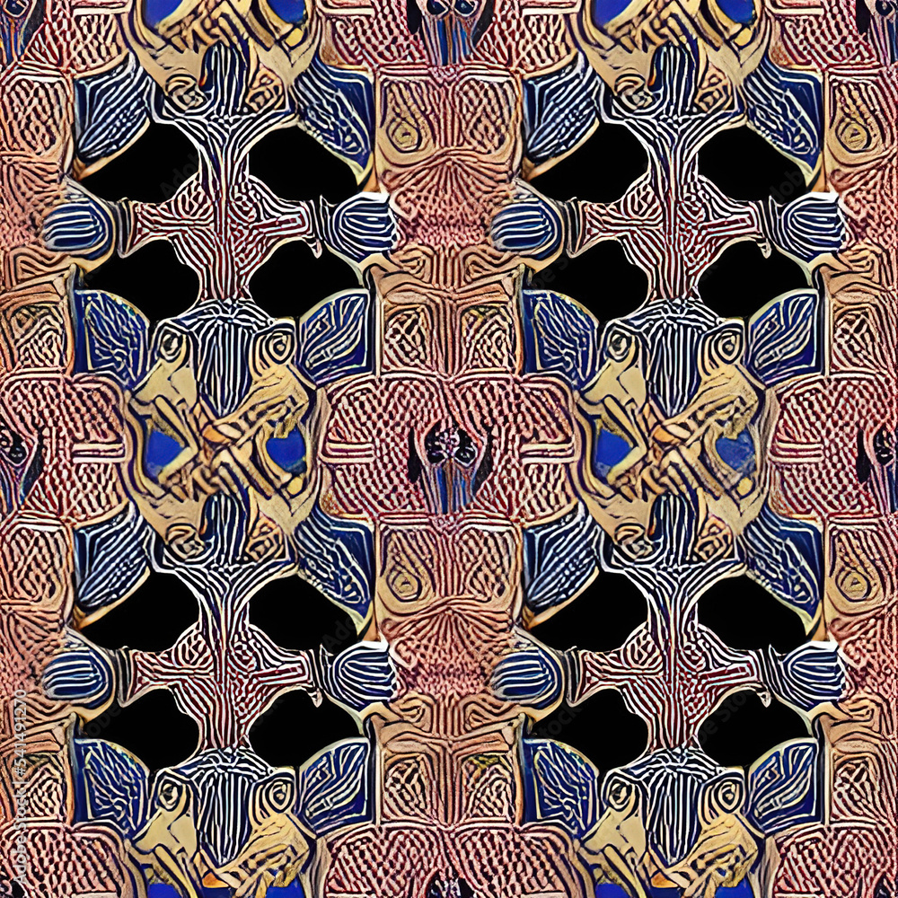 2D floral pattern for illustration Stock Illustration | Adobe Stock