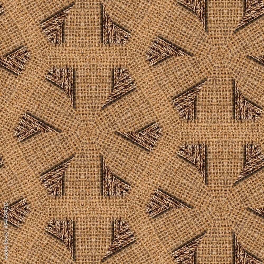 Vintage fashion background with jute sack pattern. Spread awareness of ...