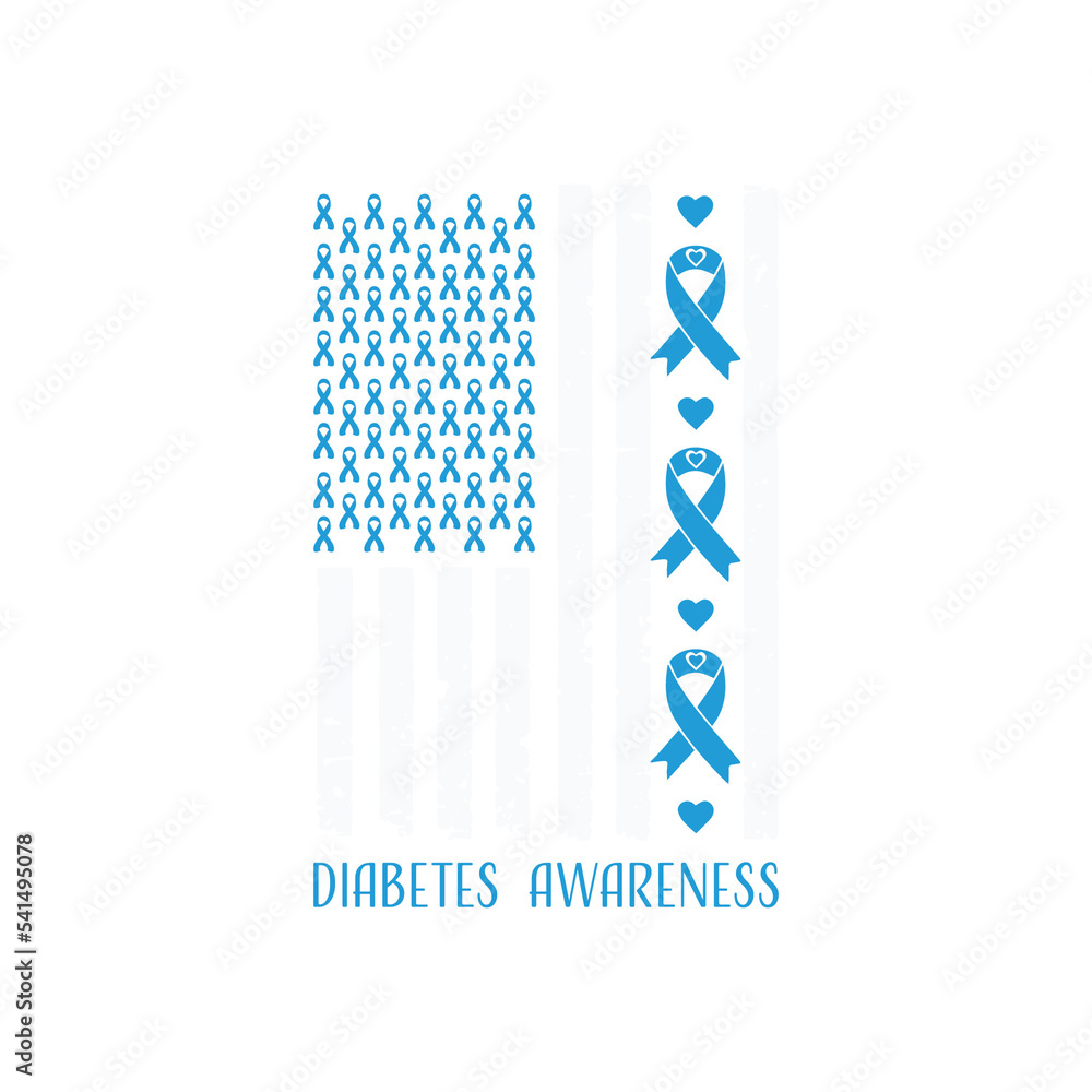 in November we wear blue SVG, Diabetes Awareness SVG, We wear blue SVG ...