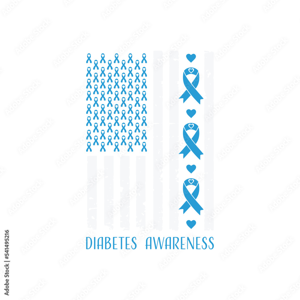 in November we wear blue SVG, Diabetes Awareness SVG, We wear blue SVG ...