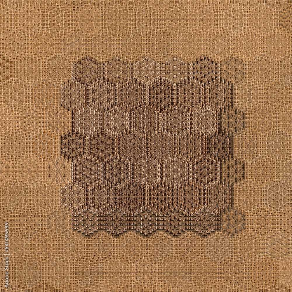 Vintage fashion background with jute sack pattern. Spread awareness of ...