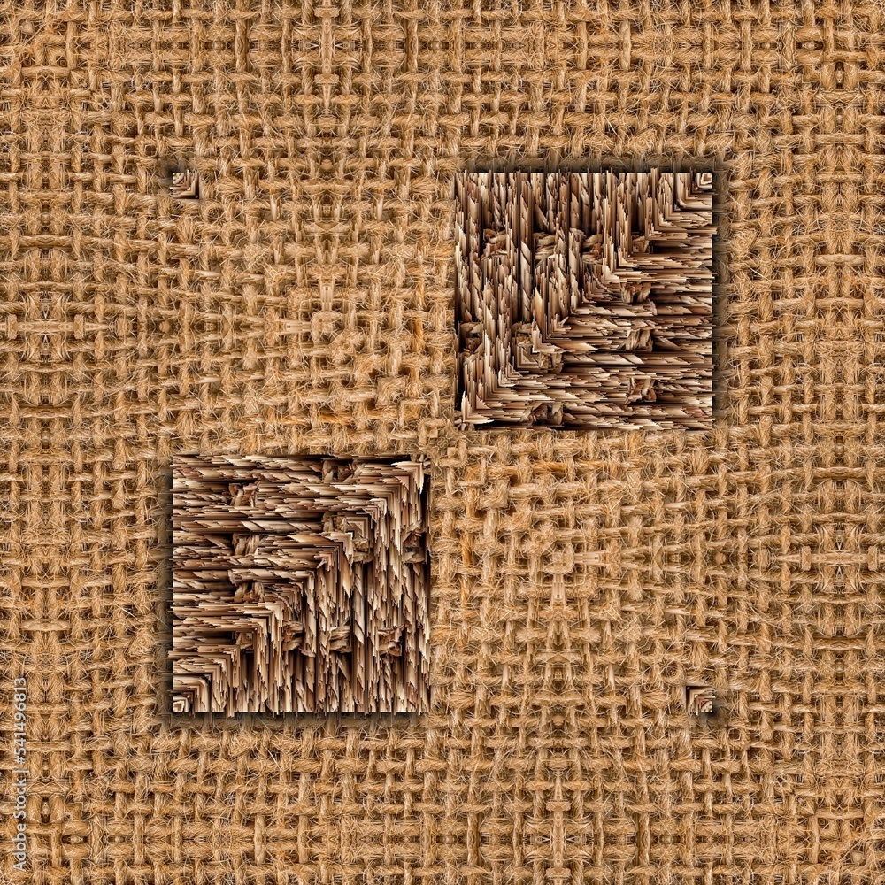 Vintage fashion background with jute sack pattern. Spread awareness of ...