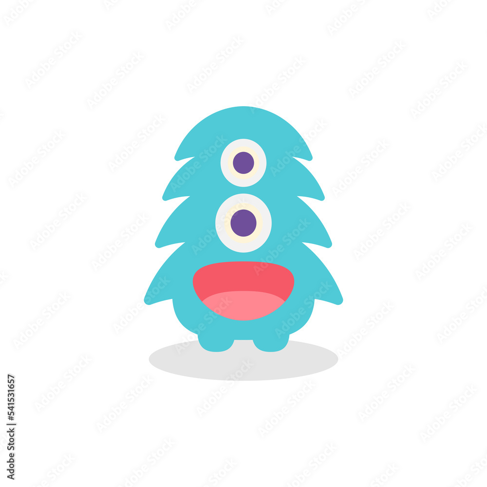 cute monster cartoon doodle hand drawn concept design vector art kawaii ...