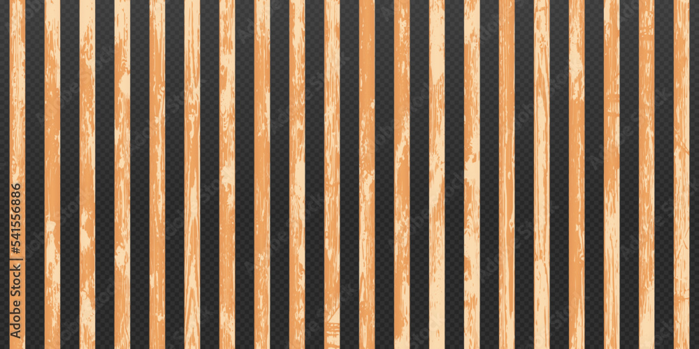 Vertical pattern of thin wooden textured lamellas with timber print ...