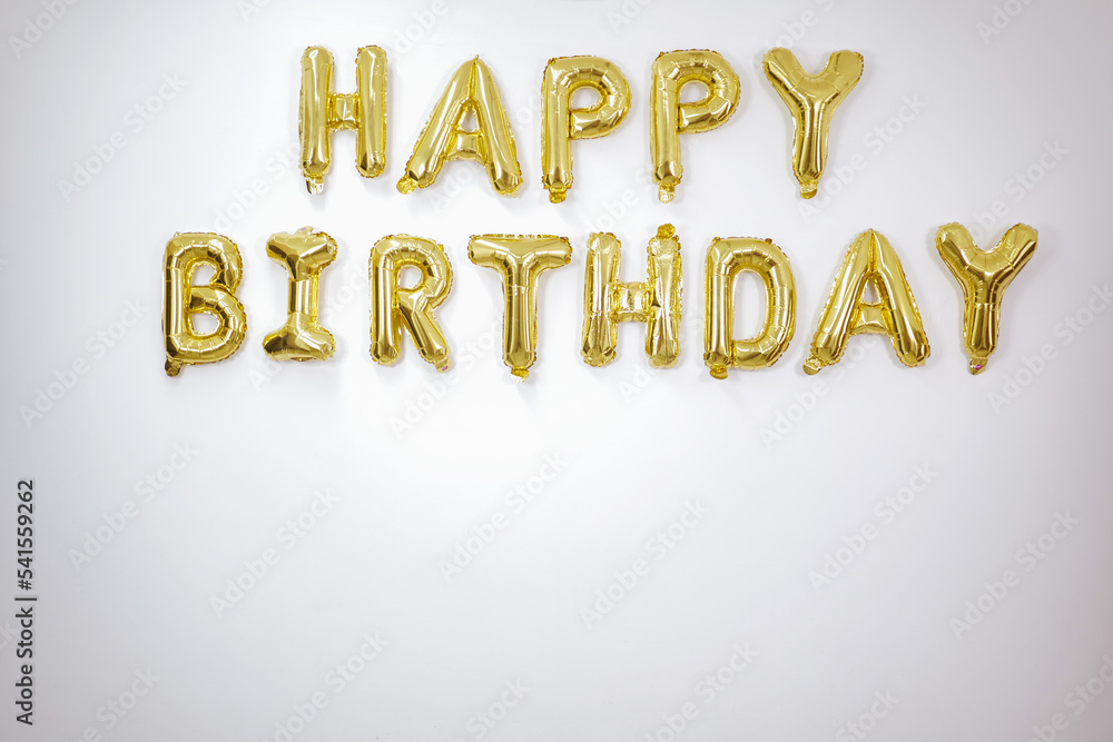 Happy Birthday Decoration at Home Stock Photo | Adobe Stock