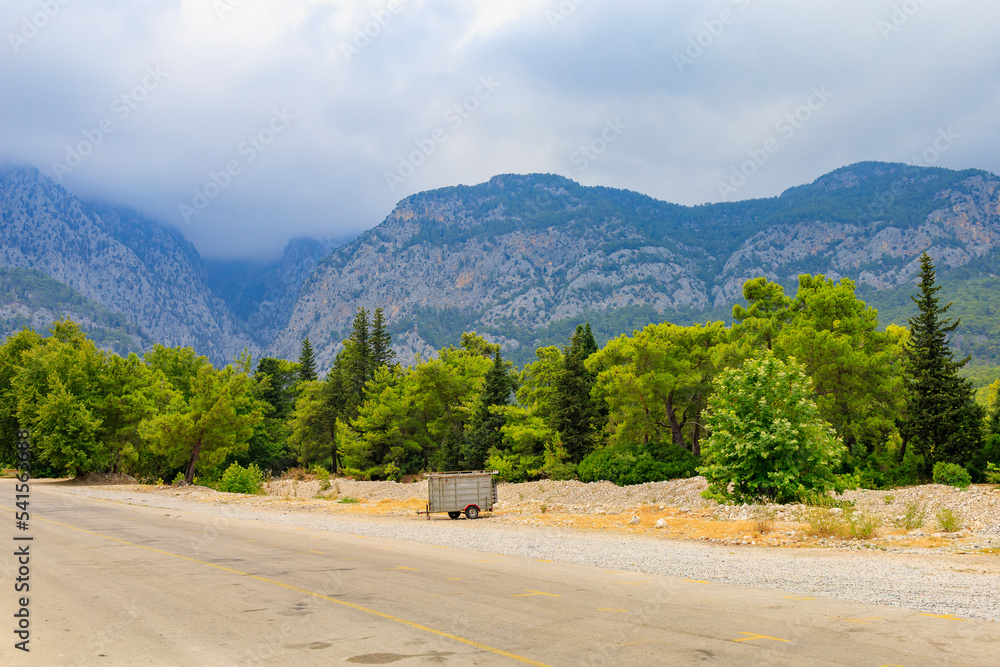 Turkish Taurus Mountains in the Kemer region of Antalya province ...