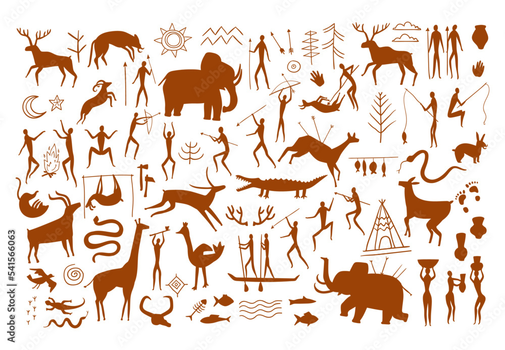 Prehistoric Cave Art Animals