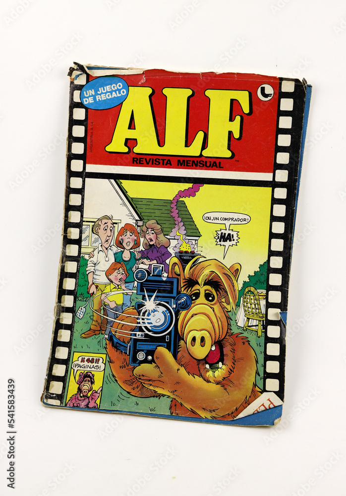 Comic magazine with the characters of the television series of the 80s ...