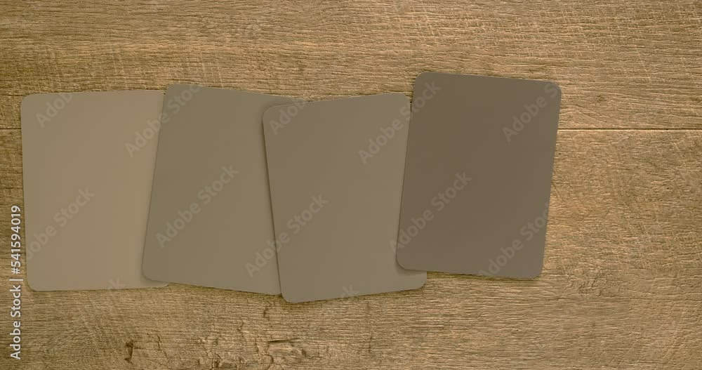 Stop motion time lapse, looping video. Generic color sample swatches in ...