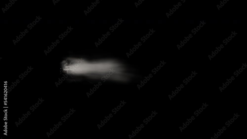 bullets hitting a concrete surface which emits dust and debris ...