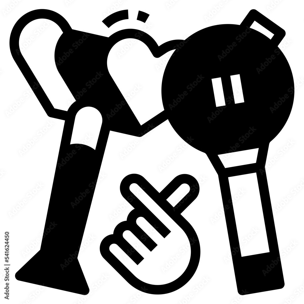 kpop icon Stock Vector | Adobe Stock