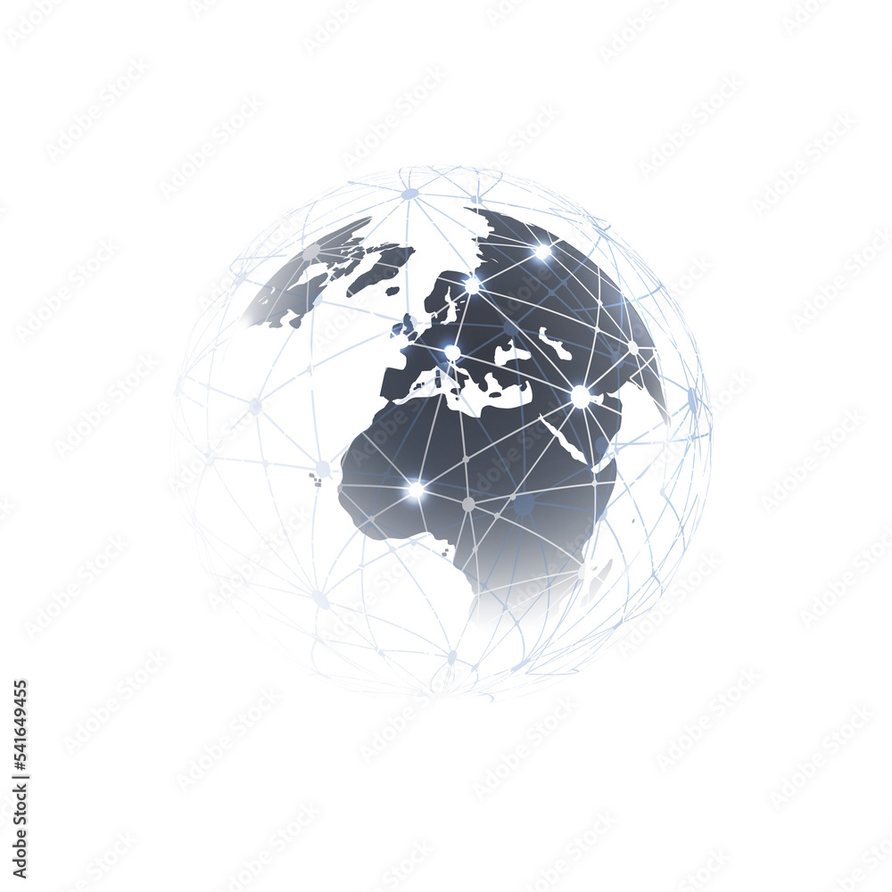 Transparent Globe Picture White Background
