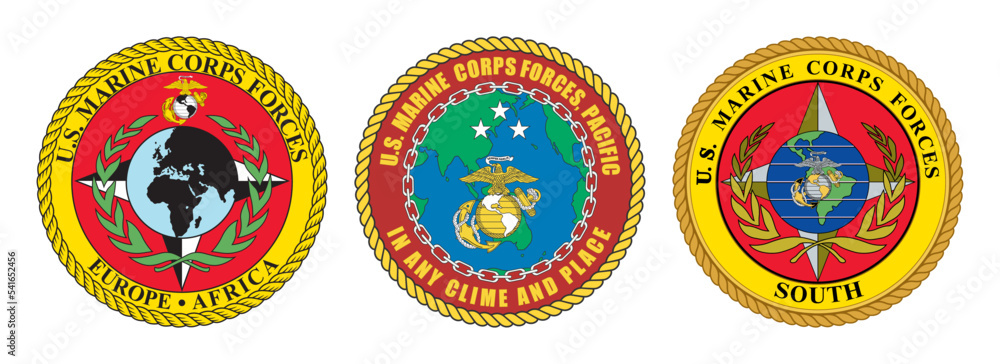 Vector Seal Of The United States Marine Corps Forces Europe And Africa